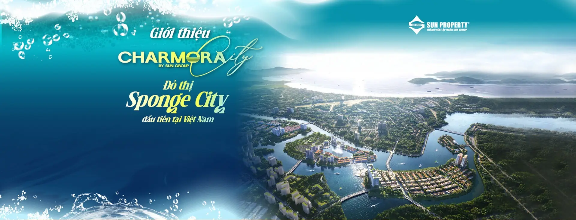 Mô hình Sponge City tại Nam Nha Trang sống hài hòa cùng nước do Sun ...